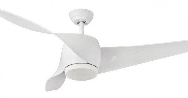 Metal Air Twister 52" White Luxury Desginer Ceiling Fan