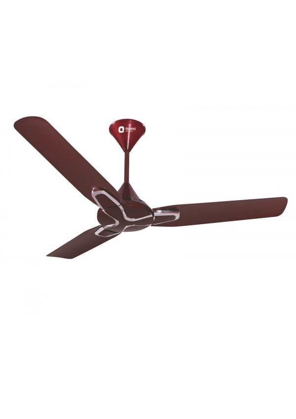 Orient Jazz 48" 1200mm Ceiling Fan Burgundy Silver