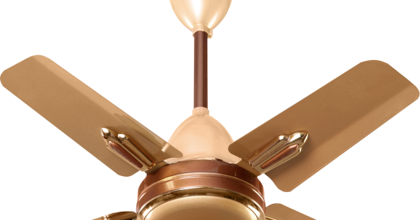 Orient Quasar Ornamental 24" 600mm Ceiling Fan Golden Chocolate