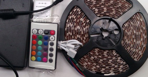 RGB LED Strip Light with DRIVER and CONTROLLER 5 Metres COBE